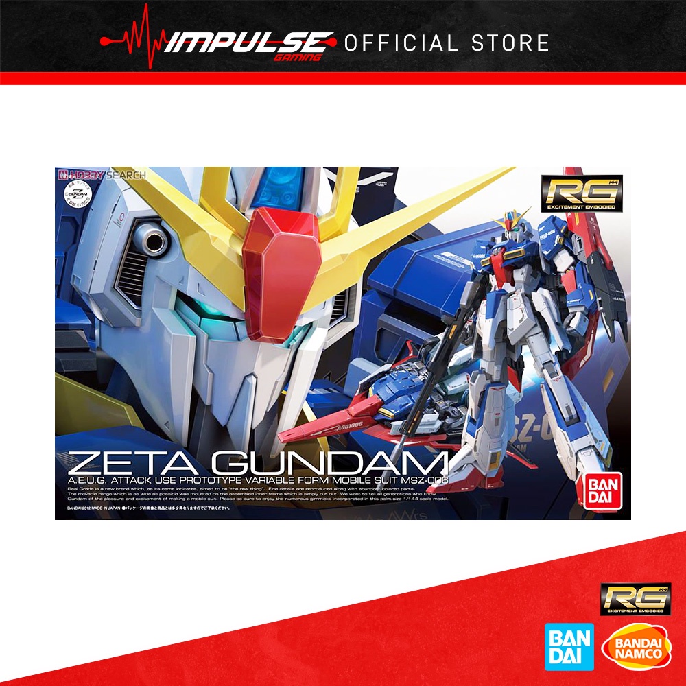 Bandai RG 1/144 MSZ-006 Zeta Gundam (5061599) / Z | Shopee Malaysia