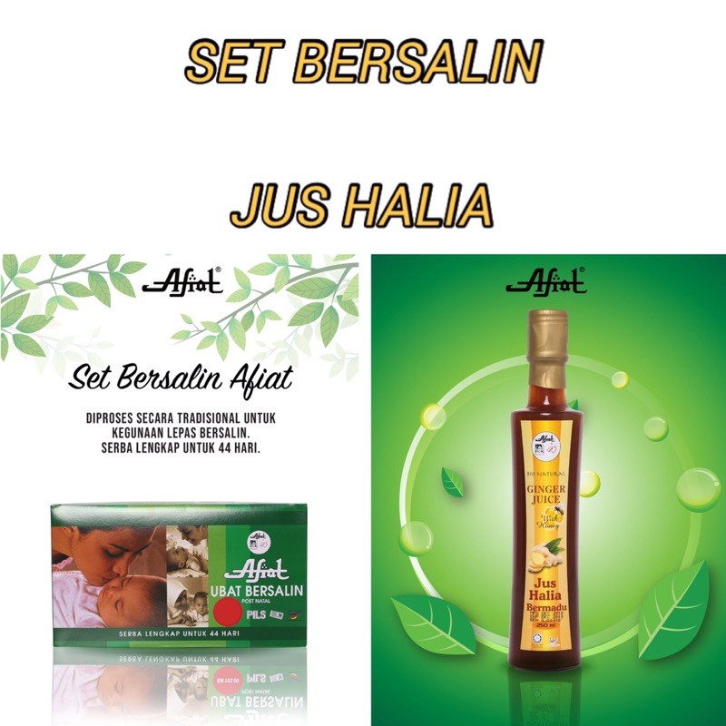 (AFIAT) Set Bersalin / Jus Halia Madu (Original dari kilang) | Shopee ...