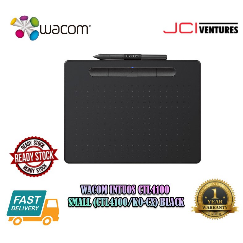Wacom Intuos Ctl4100 Small - Ctl4100K0-Cx Black | Shopee Malaysia