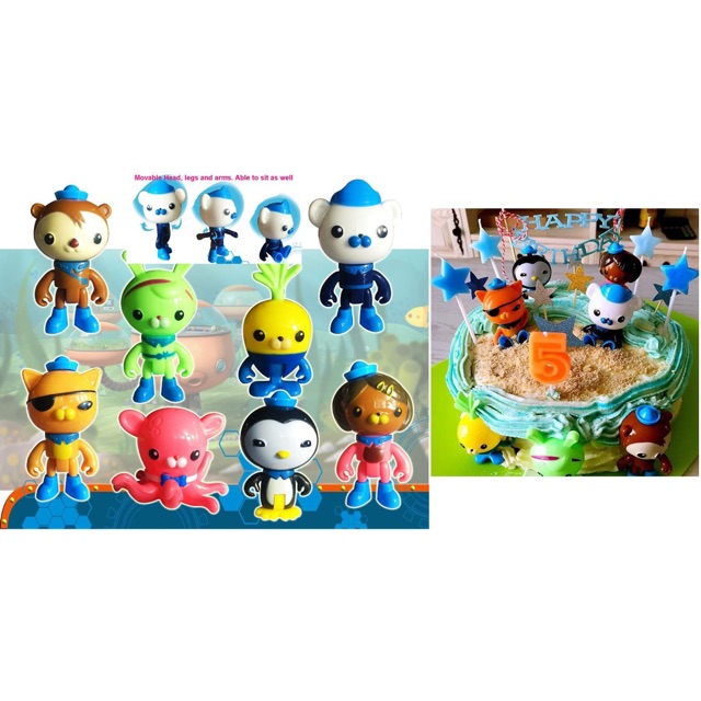 Octonauts Figurines Set ~ 8 figurines | Shopee Malaysia