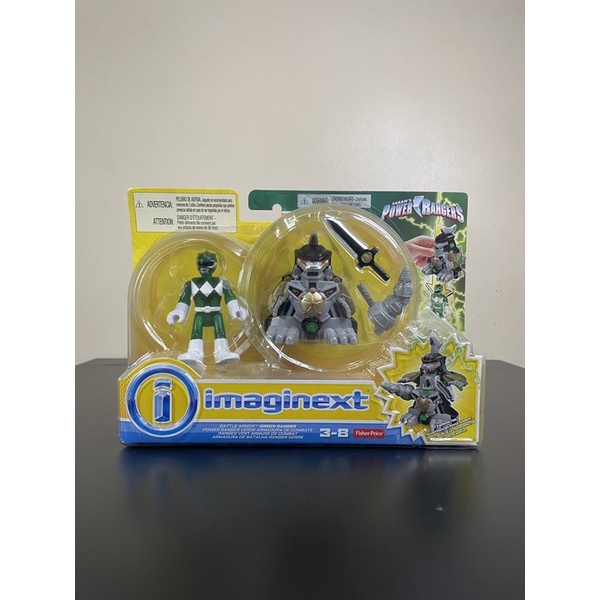 Fisher-Price Imaginext Power Rangers Battle Armor Green Ranger | Shopee ...