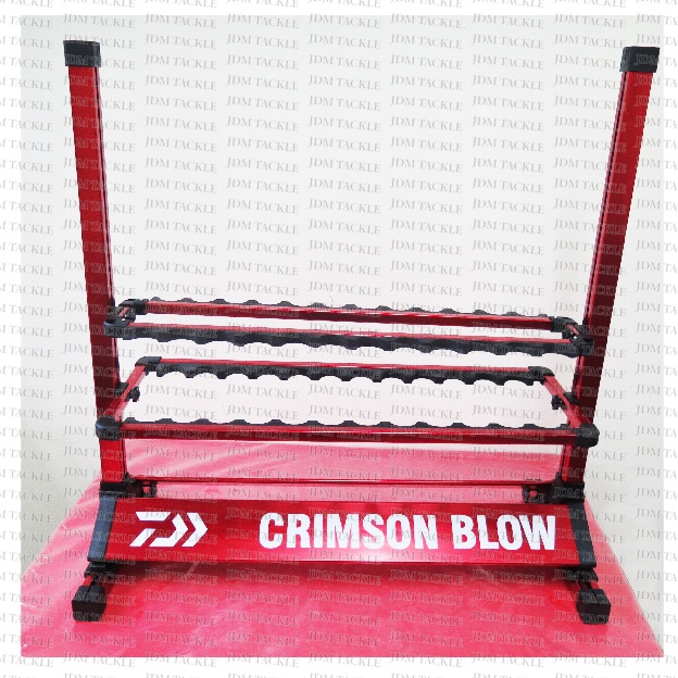 BRAND NEW ORI DAIWA CRIMSON BLOW ROD RACK ROD STAND ( 73CM x 24cm x ...