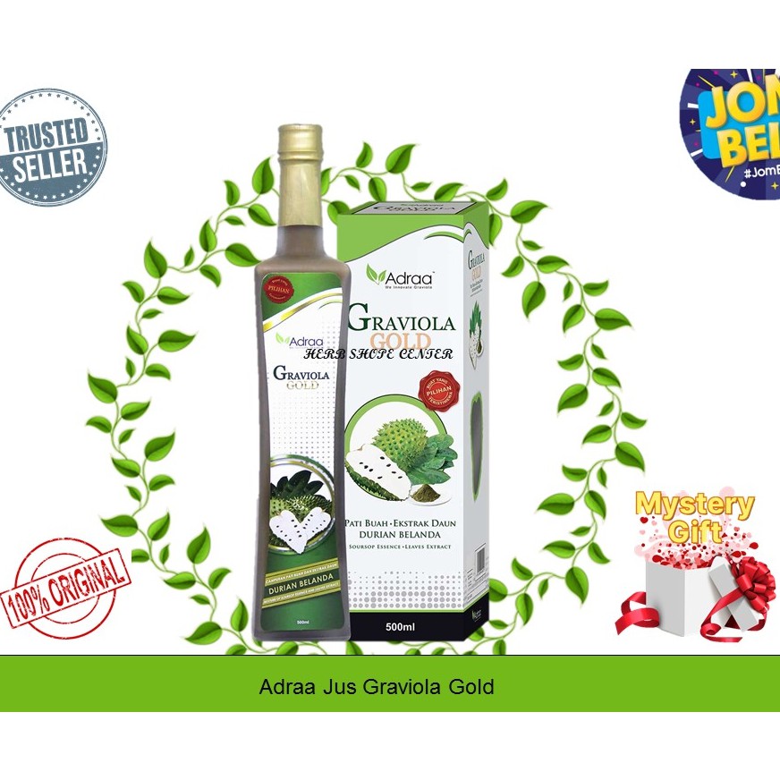 ADRAA Jus Graviola Gold 500ml | Shopee Malaysia