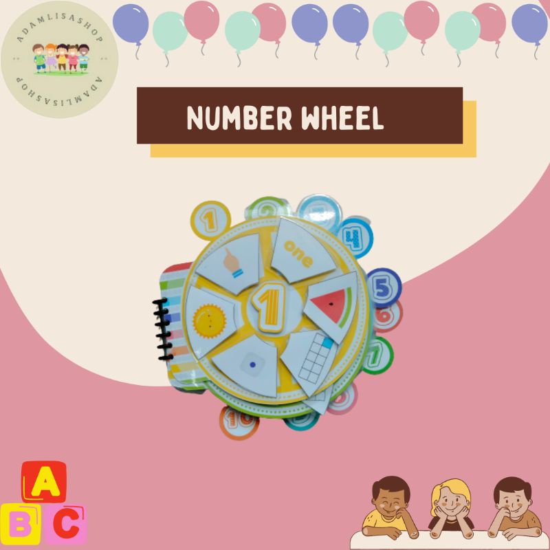 wheel numbers busybook | Shopee Malaysia