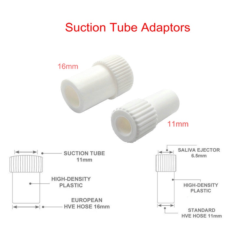 2pcs/lot Autoclavable Dental Suction Tube Convertor Plastic Saliva ...