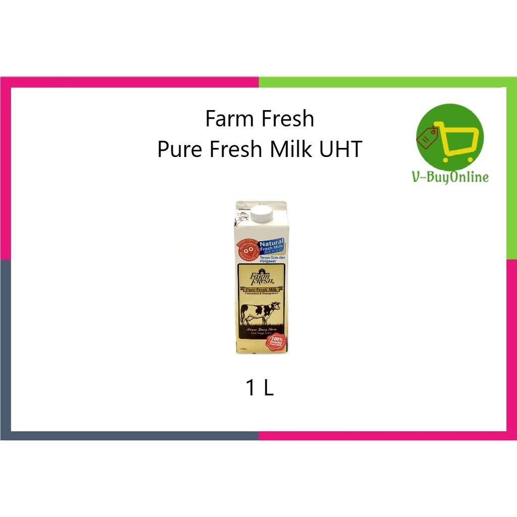 Farm fresh pure fresh milk uht 1 litre | BeeCost