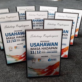 Plak Cenderahati Plak Kayu Murah Ready Stock Wooden Plaque | Shopee ...