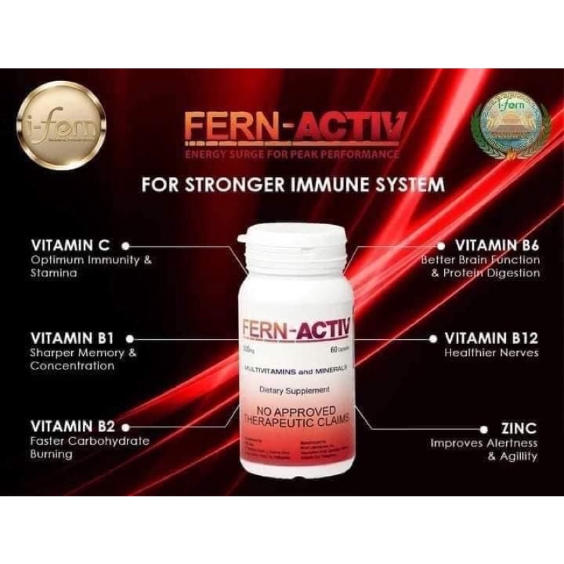 Fern Active 60 Capsules | Shopee Malaysia