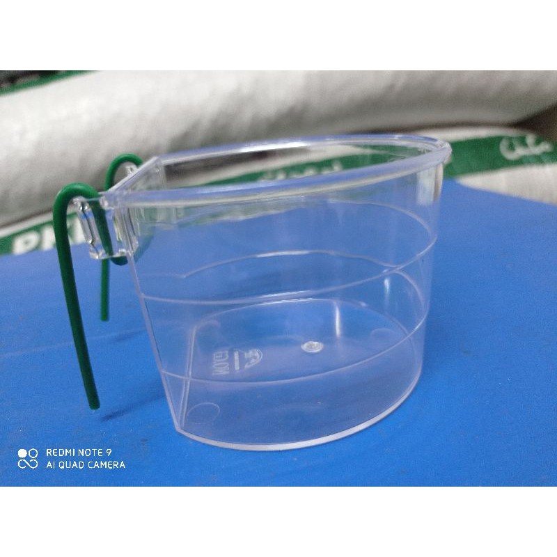 Cawan/ Colok/ Bekas Makanan@minuman Burung D/ Bird Food D cup | Shopee ...