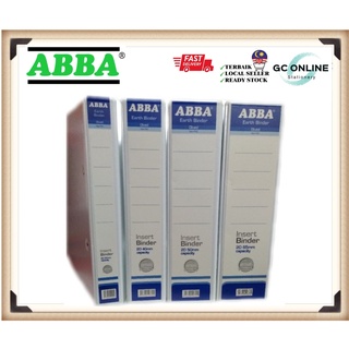 ABBA 2D Ring File (White) Insert Binder / Fail Kulit Keras Putih ...