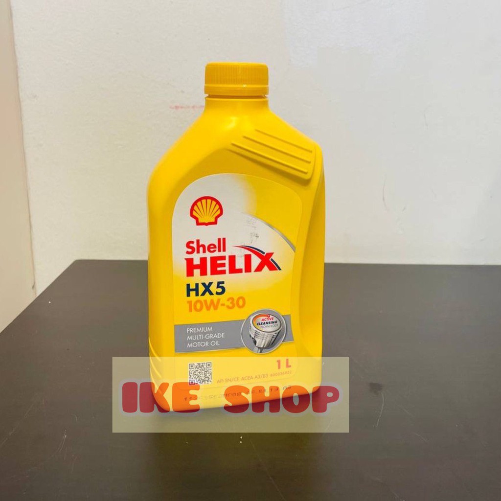 Shell Helix HX5 10W30 (1L) - Mineral, Minyak Hitam Kereta/Lubricant oil ...