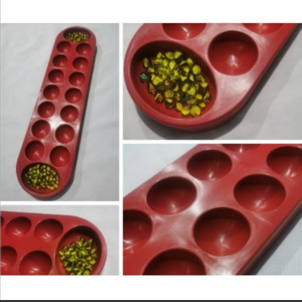 MINI CONGKAK FREE 96 pcs Guli Ball / Traditional Congkak / Congkak ...