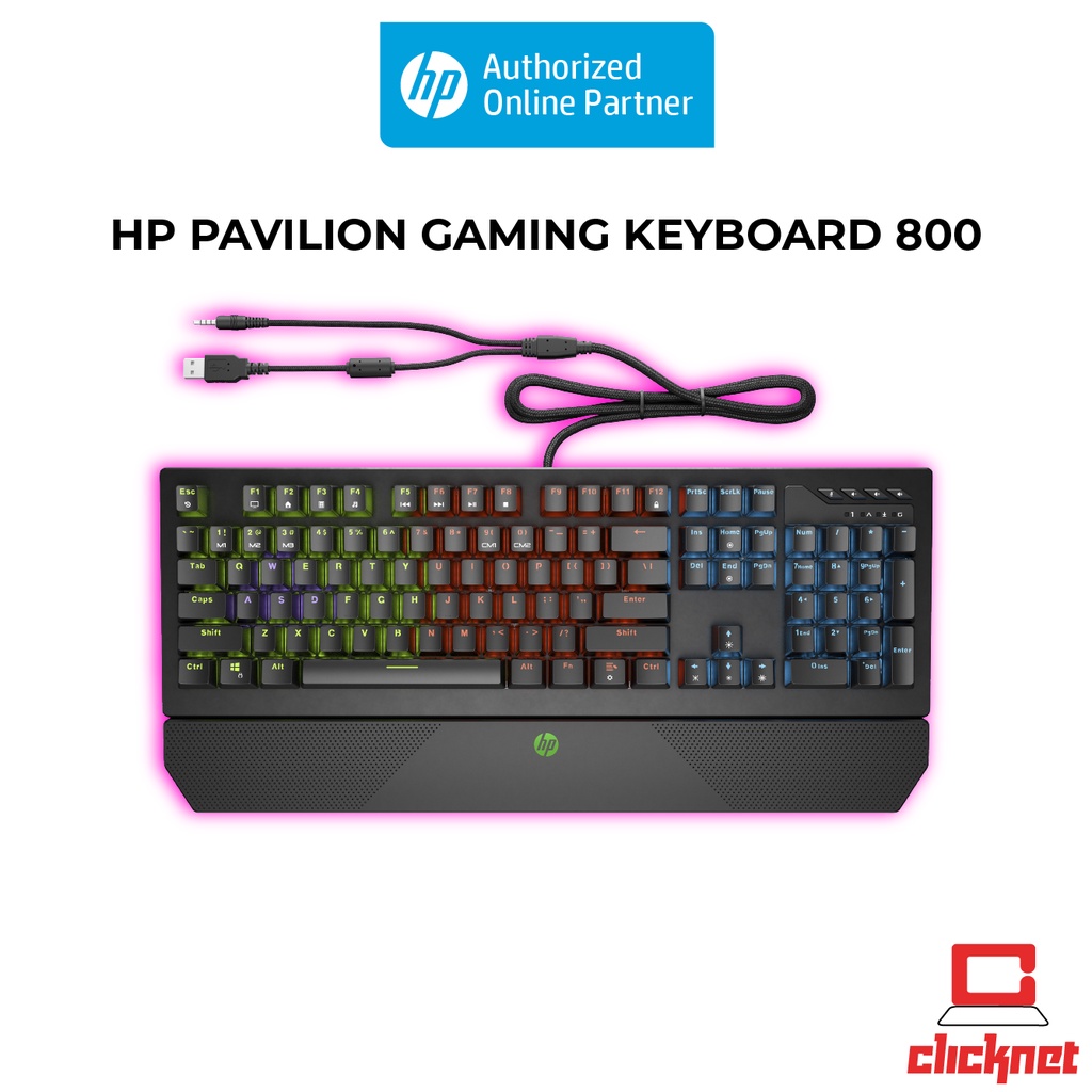 HP Pavilion Gaming Keyboard 800 RGB | Shopee Malaysia