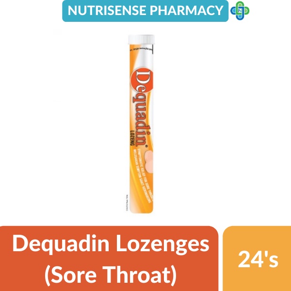 DEQUADIN Lozenges Tubes 24s [Sore Throat] | Shopee Malaysia