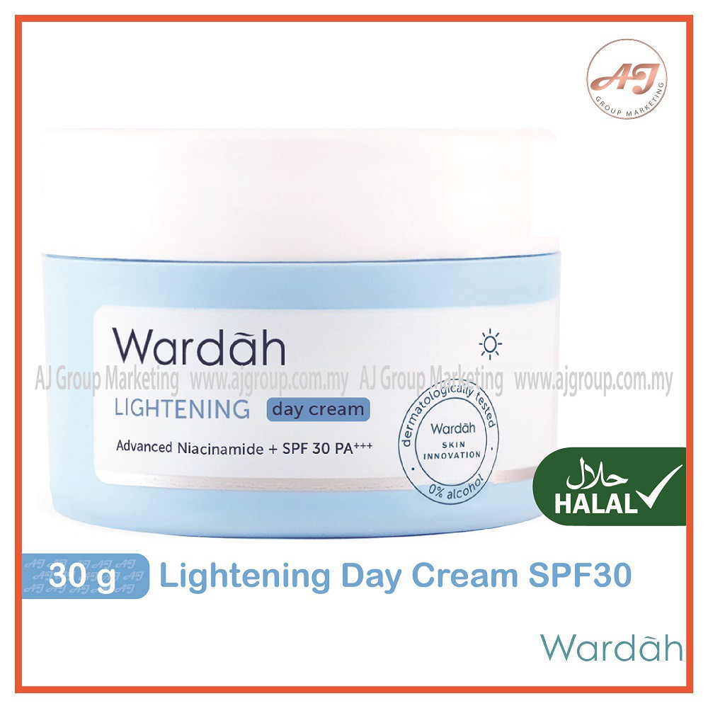 Wardah Lightening Krim Siang SPF30 (Day Cream) (30g) | Shopee Malaysia