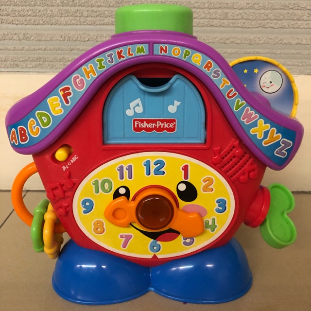 Preloved Fisher Price Baby Laugh & Learn Peek-A-Boo Cuckoo Clock ...