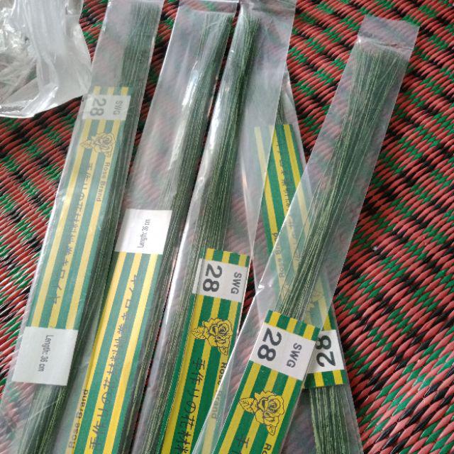 Rose Brand Floral Wire / Dawai Bunga 36cm ( size 16 ~ 30) | Shopee Malaysia