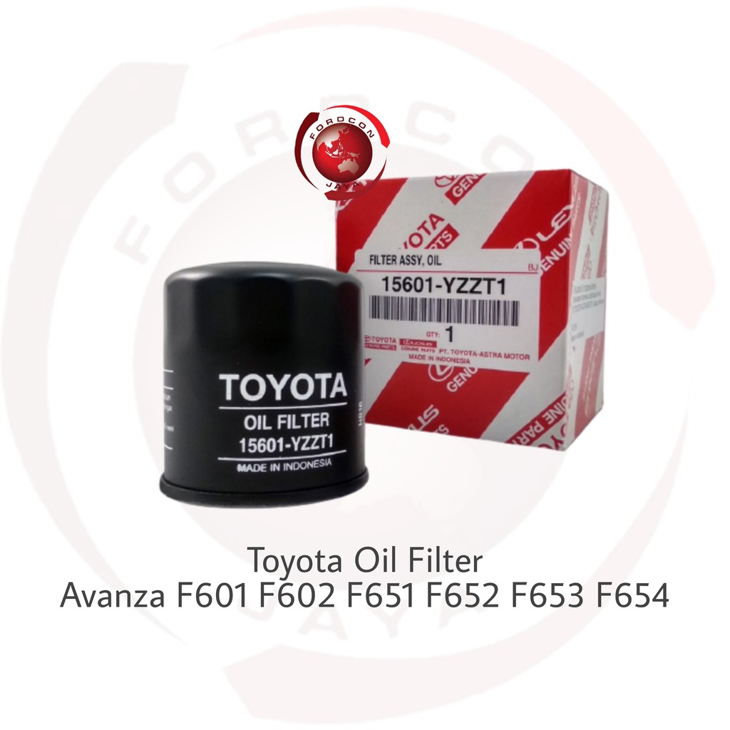 Toyota Oil Filter Rush F700 Avanza F601 F602 F651 F652 F653 F654 15601 ...