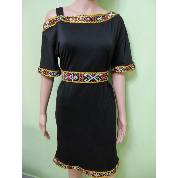Baju tradisional moden Sabah/Dress Rungus corak pinakol (tidak termasuk ...