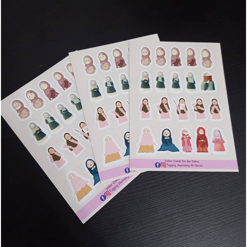 Stiker Comel Siri Az-Zahra | Sticker Cute | Journaling Sticker | Stiker ...