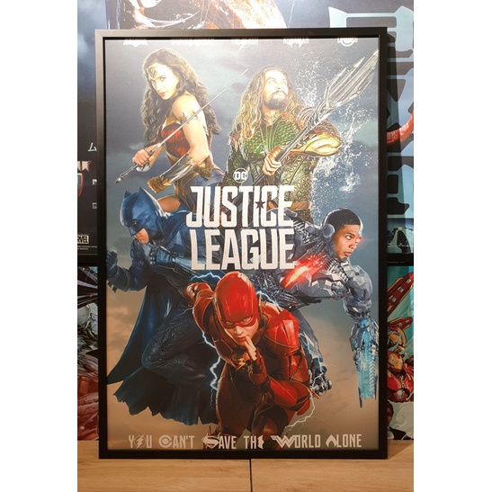 Justice League Banner Frame 60 x 90cm | Shopee Malaysia