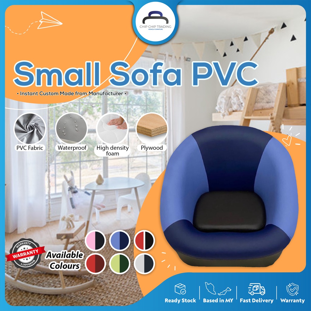 Mini Sofa Japanese Small Sofa Multi Colour Single Sofa Chair PVC ...