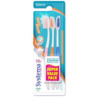 Systema Toothbrush Super Value Pack 3s Active Clean | Shopee Malaysia