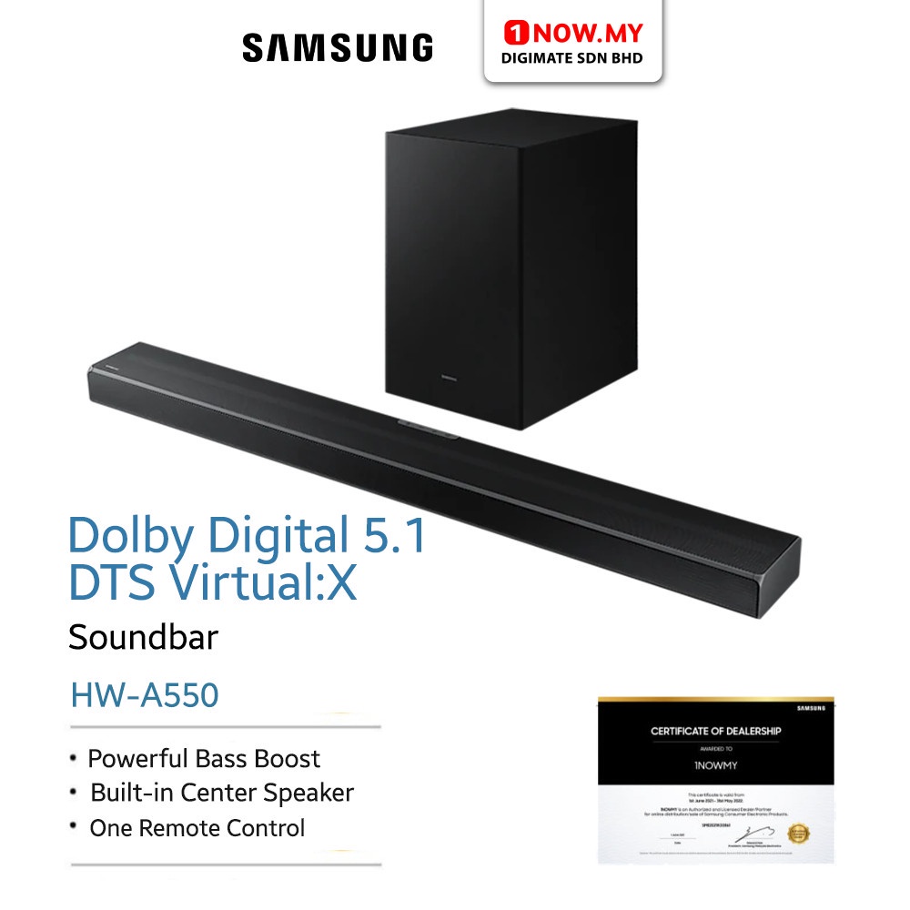 SAMSUNG HW-A550 Soundbar | Shopee Malaysia
