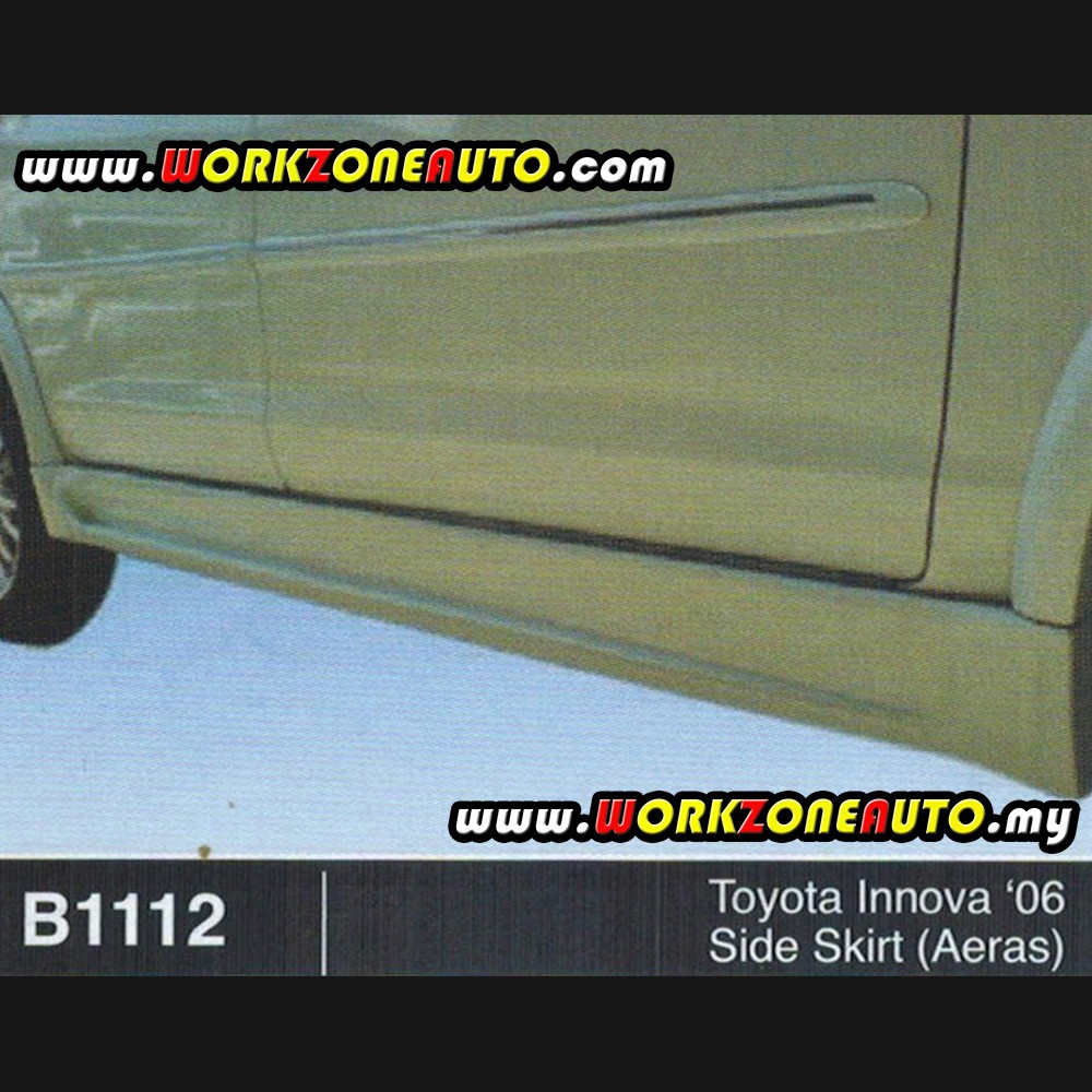 B1112 Toyota Innova Fiber Side Skirt (Aeras) | Shopee Malaysia