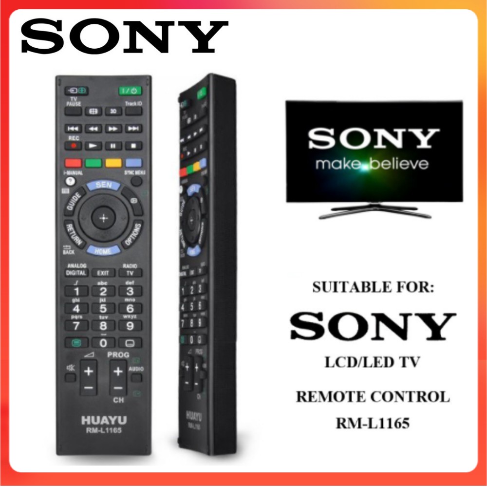 Sony Lcd Tv Remote Control Led Tv Remote Control 3d Replacement Huayu
