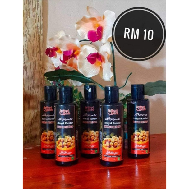 MINYAK RAMBUT BUAH KERAS Best Herbs 110ml | RAWAT RAMBUT UBAN, HITAM ...