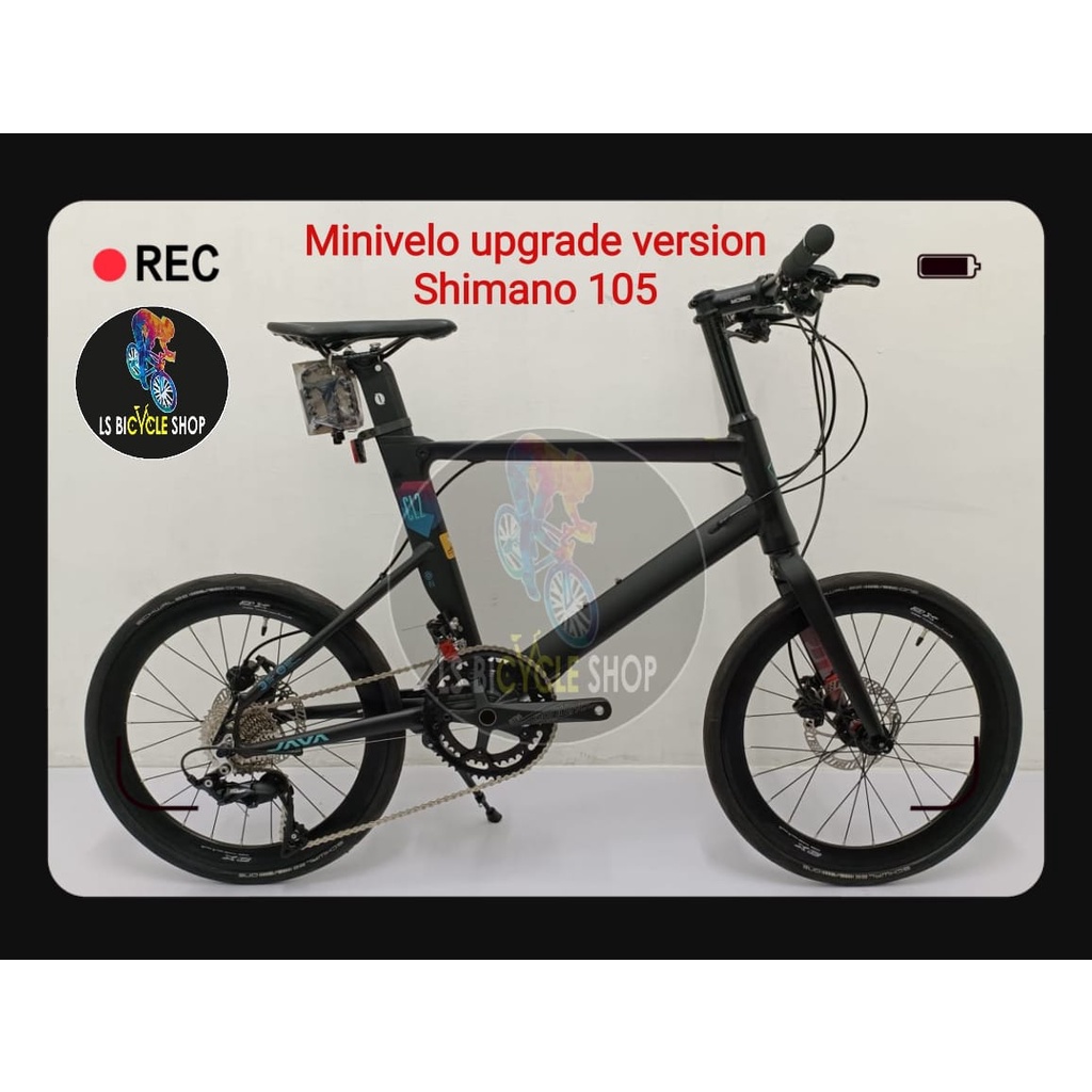 20" JAVA CL2 MINIVELO 451 UPGRADE VERSION WITH SHIMANO 105 GROUPSET 2x11 | Shopee Malaysia