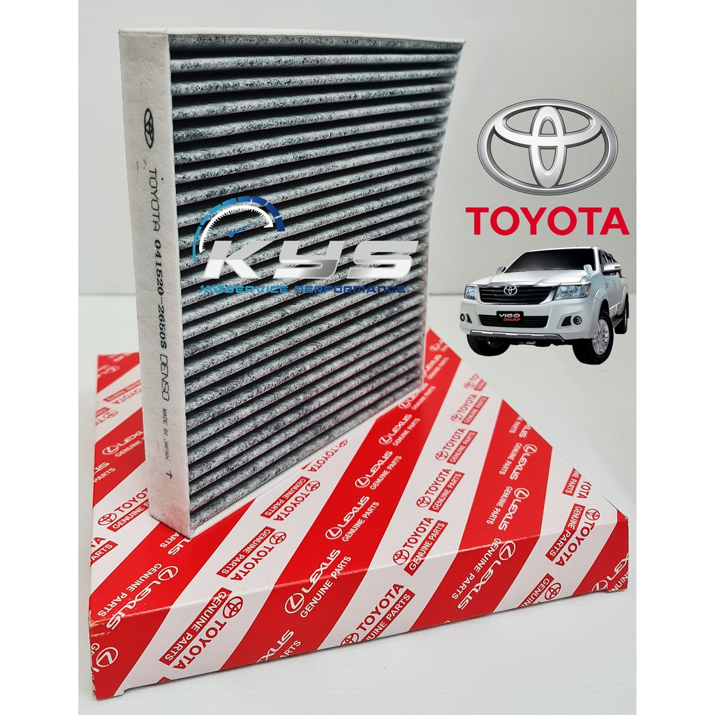 AIR COND CABIN FILTER SLANTING/CURVE/LENGKUNG # TOYOTA HILUX VIGO 2.5/3 ...
