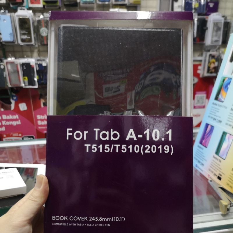 Samsung T50/T515(2019)(Tab A10"1)Leather flip Stand case | Shopee Malaysia