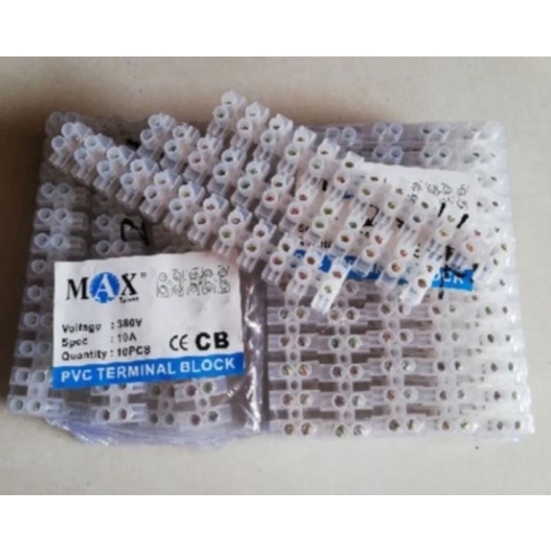 1pc - PVC Connector Terminal Block Electrical 12 Way 10A / 15A / 20A ...