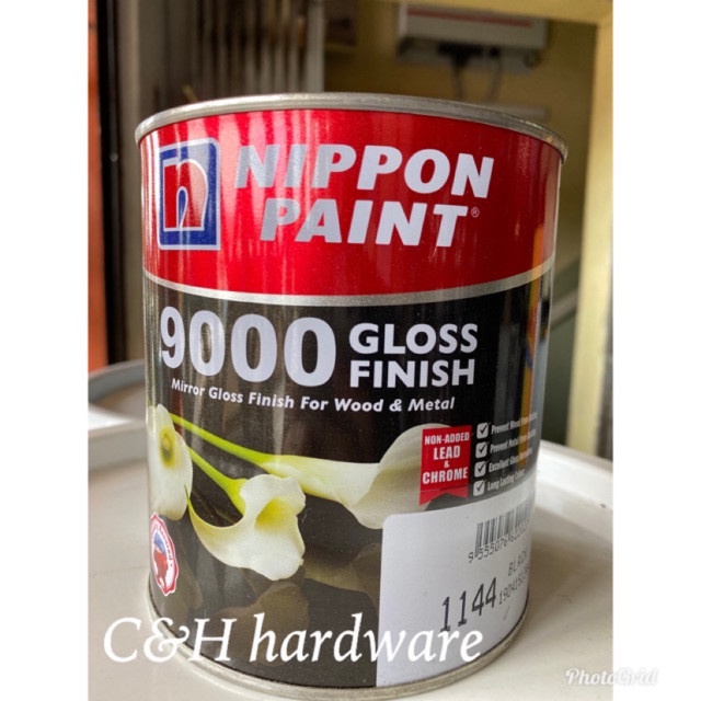 NIPPON PAINT 9000 GLOSS FINISH FOR WOOD & METAL - 1L | Shopee Malaysia