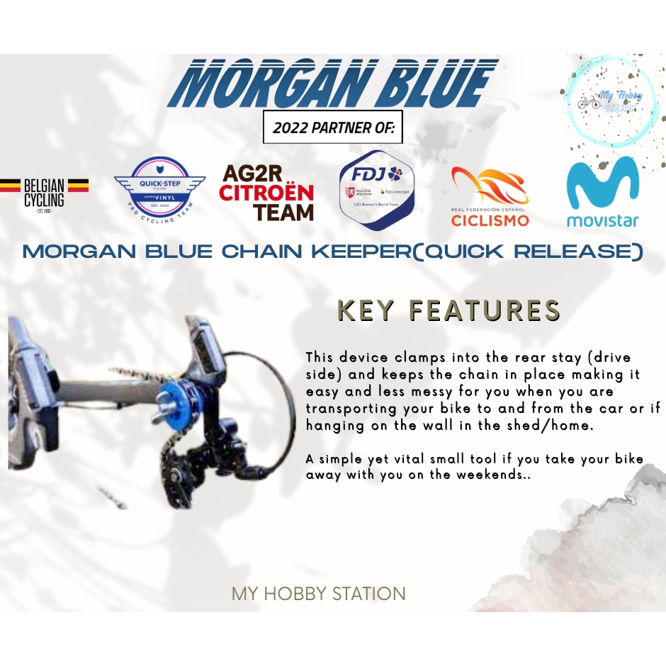 MORGAN BLUE CHAIN KEEPER(QUICK RELEASE) | Shopee Malaysia