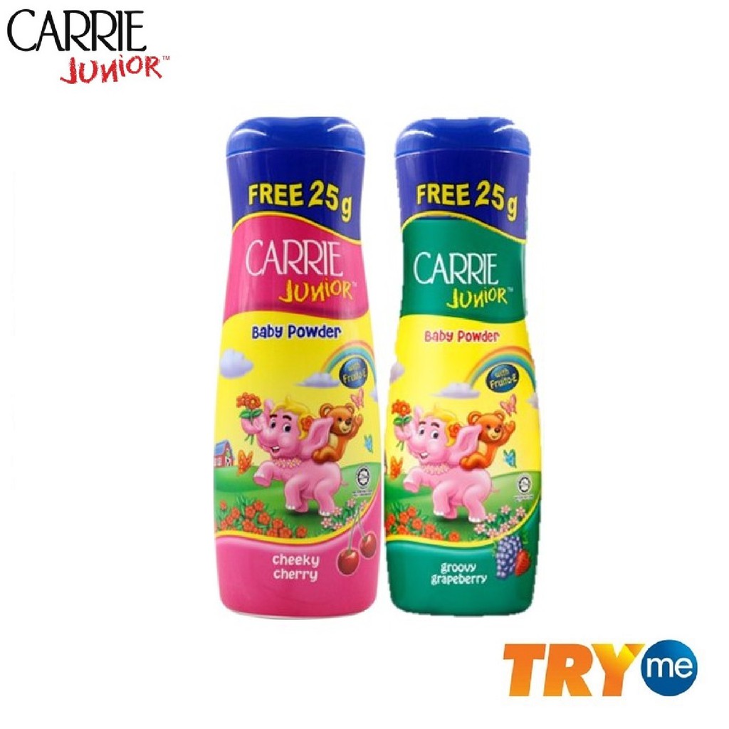 Carrie Junior Baby Powder (100g + 25g) - 2 Variants | Shopee Malaysia