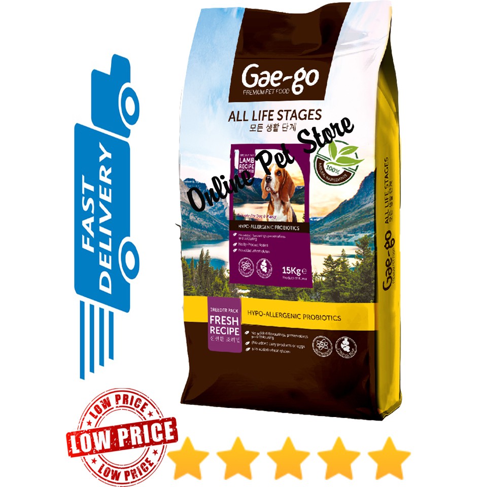 Gaego Premium Dog Food Formulated Korea 15KG | Shopee Malaysia