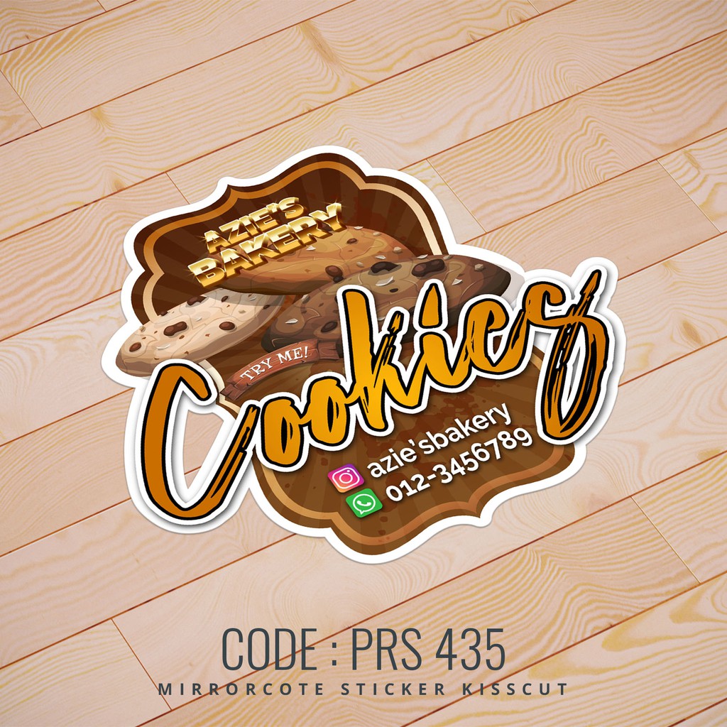 STICKER COOKIES KUIH RAYA STIKER PREMIUM COOKIES COKLAT DIP CHOCOJAR ...
