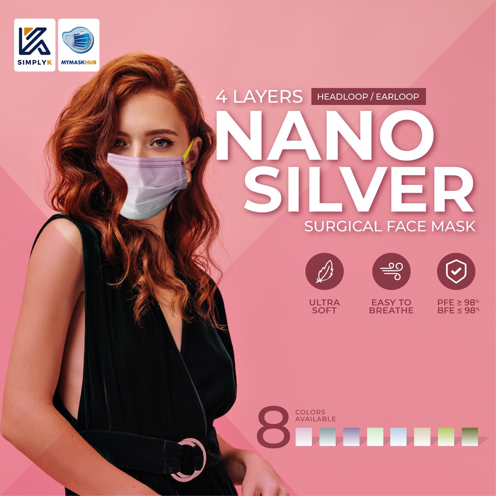 Simply K 4 Ply Nano Gradient A16 - Surgical Face Mask ( 50 Pcs ... Simply K 4 Ply Nano Gradient A16 - Surgical Face Mask ( 50 Pcs ...