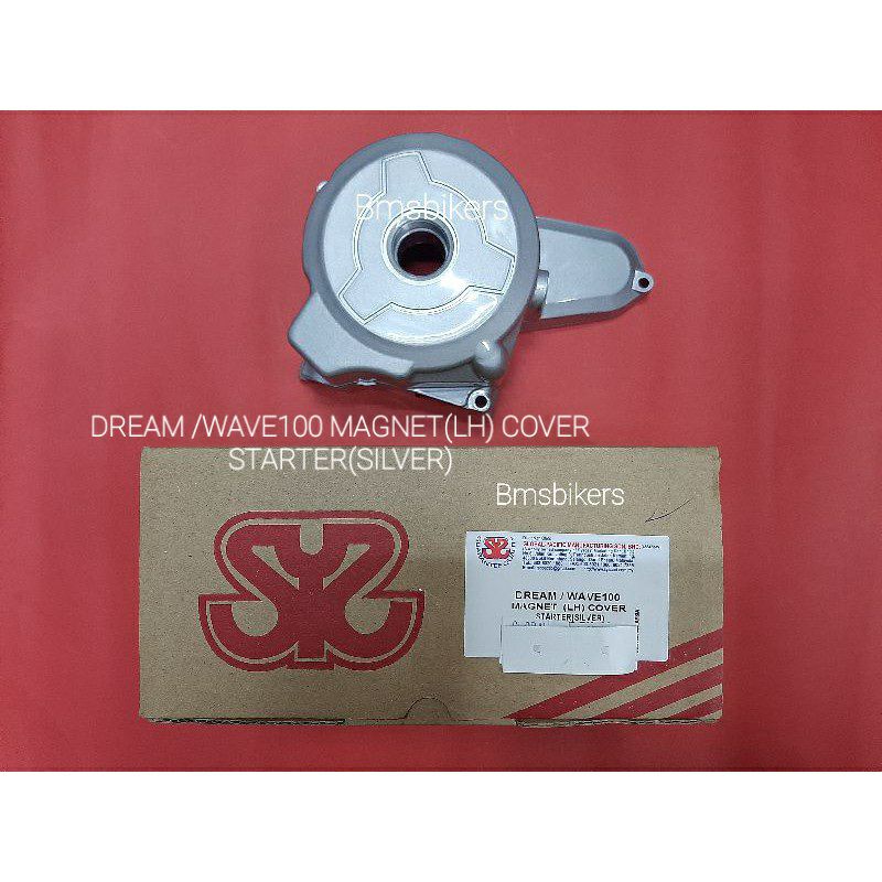 DREAM / WAVE100 MAGNET ( LH ) COVER STARTER (SILVER) | Shopee Malaysia