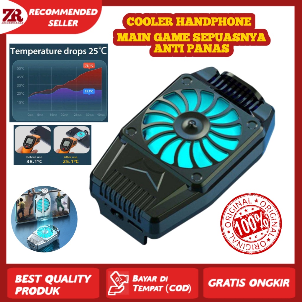 Smartphone Cooling Pad Cooling Pad Cooling Fan Hp Gamepad Gaming Cooler Mobile Mobile Radiator ...