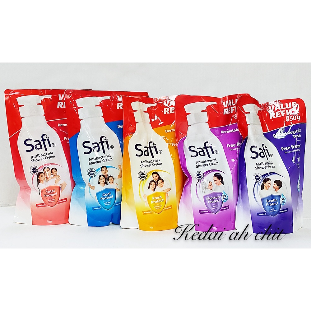 SAFI ANTIBACTERIAL Value Refill SHOWER CREAM 850G - TOTAL PROTECT ...
