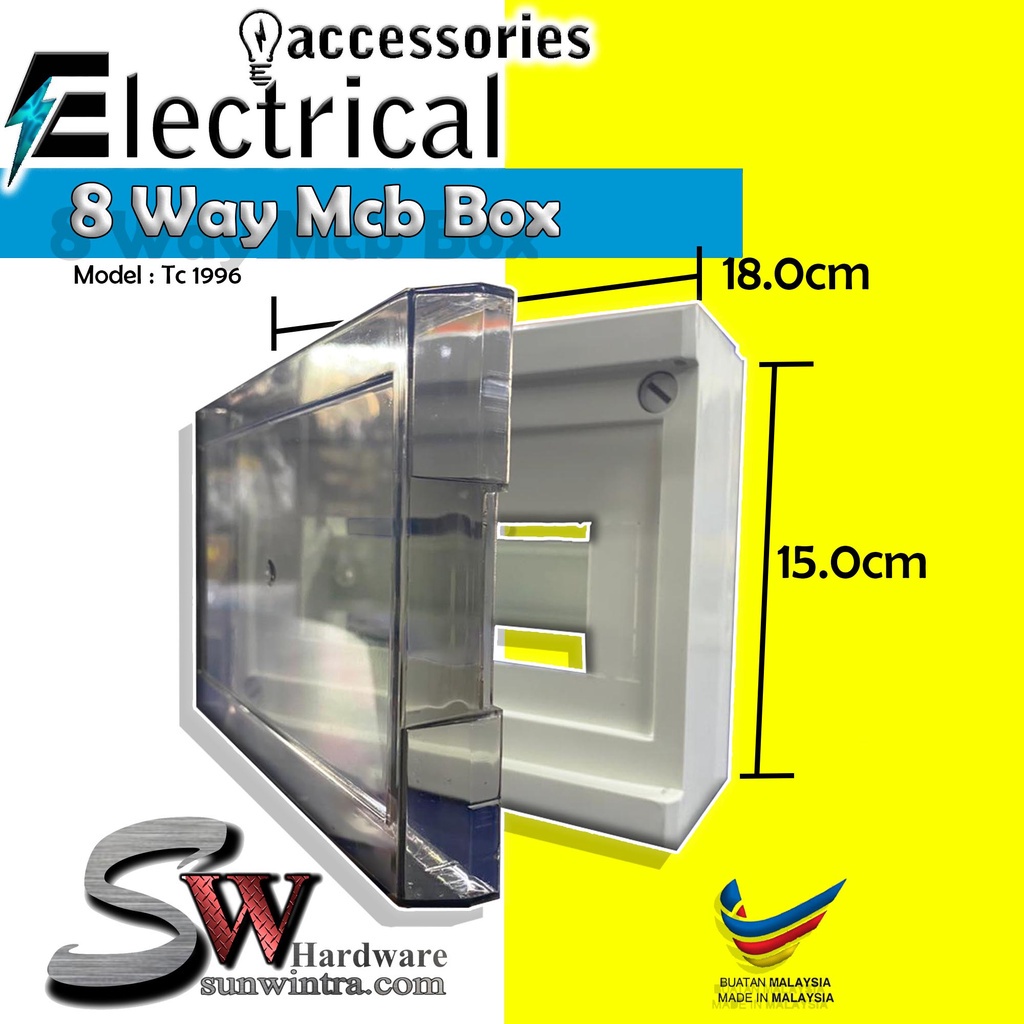 TC PVC MCB DB Box 8 Way | Shopee Malaysia
