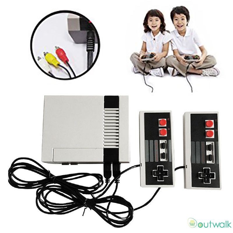 Mini Retro Red White Game Player TV Video Game Console Built-in 620 ...