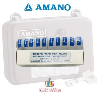 Amano Watchman Clock Paper Tape Paper Roll For Amano PR600 Original | Clocking Tape | Amano ...