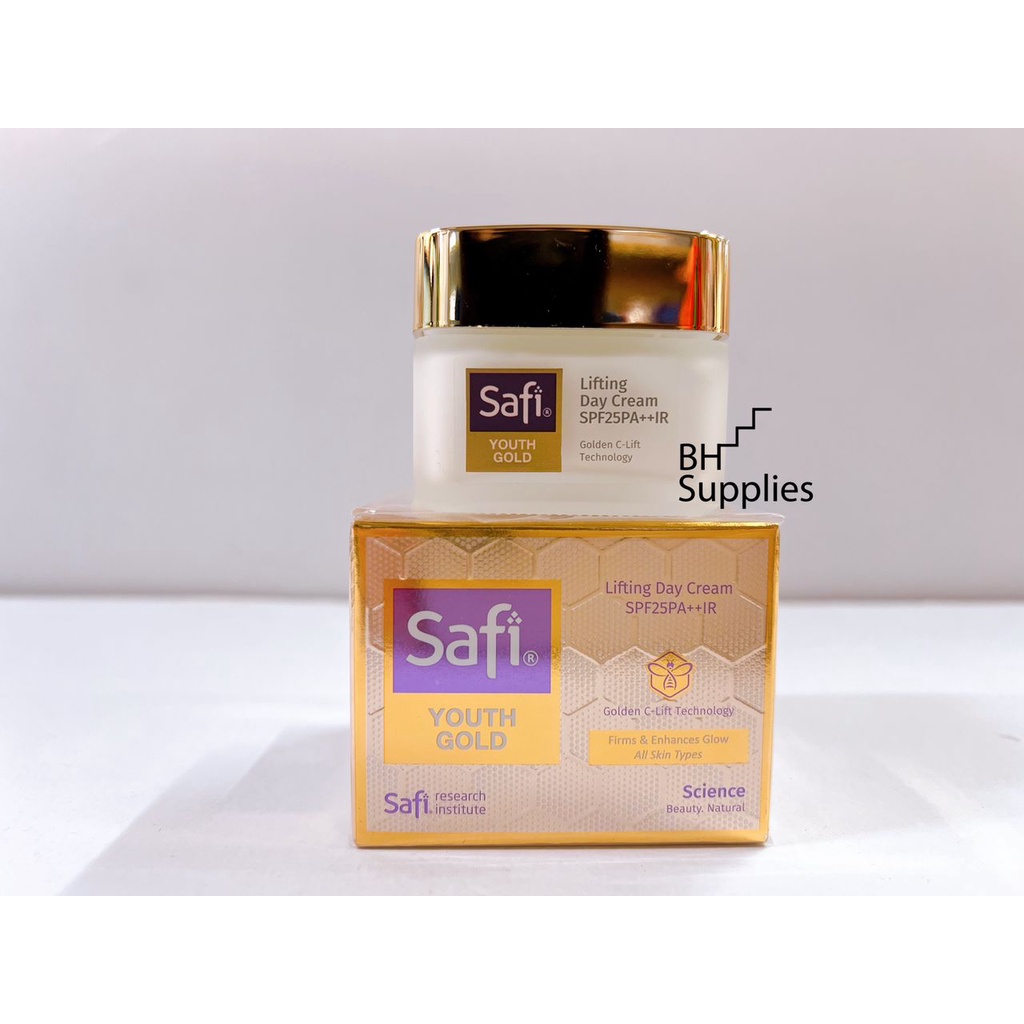 SAFI Youth Gold Lifting Day Cream SPF25PA++IR 45G / Pelembap Siang ...