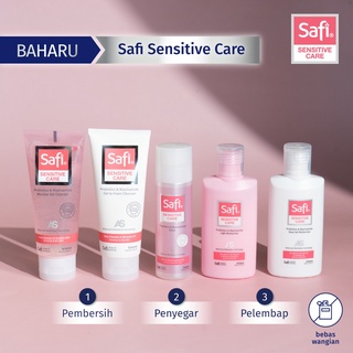 Safi Sensitive Care Probiotics & Niacinamide Cleanser/Toner/Moisturizer ...