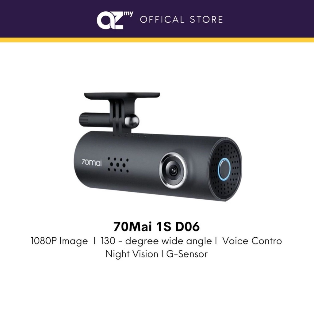 70Mai Dash Cam 1s D06 1080P 70mai M300 Dash Cam 1296P 140 FOV WDR